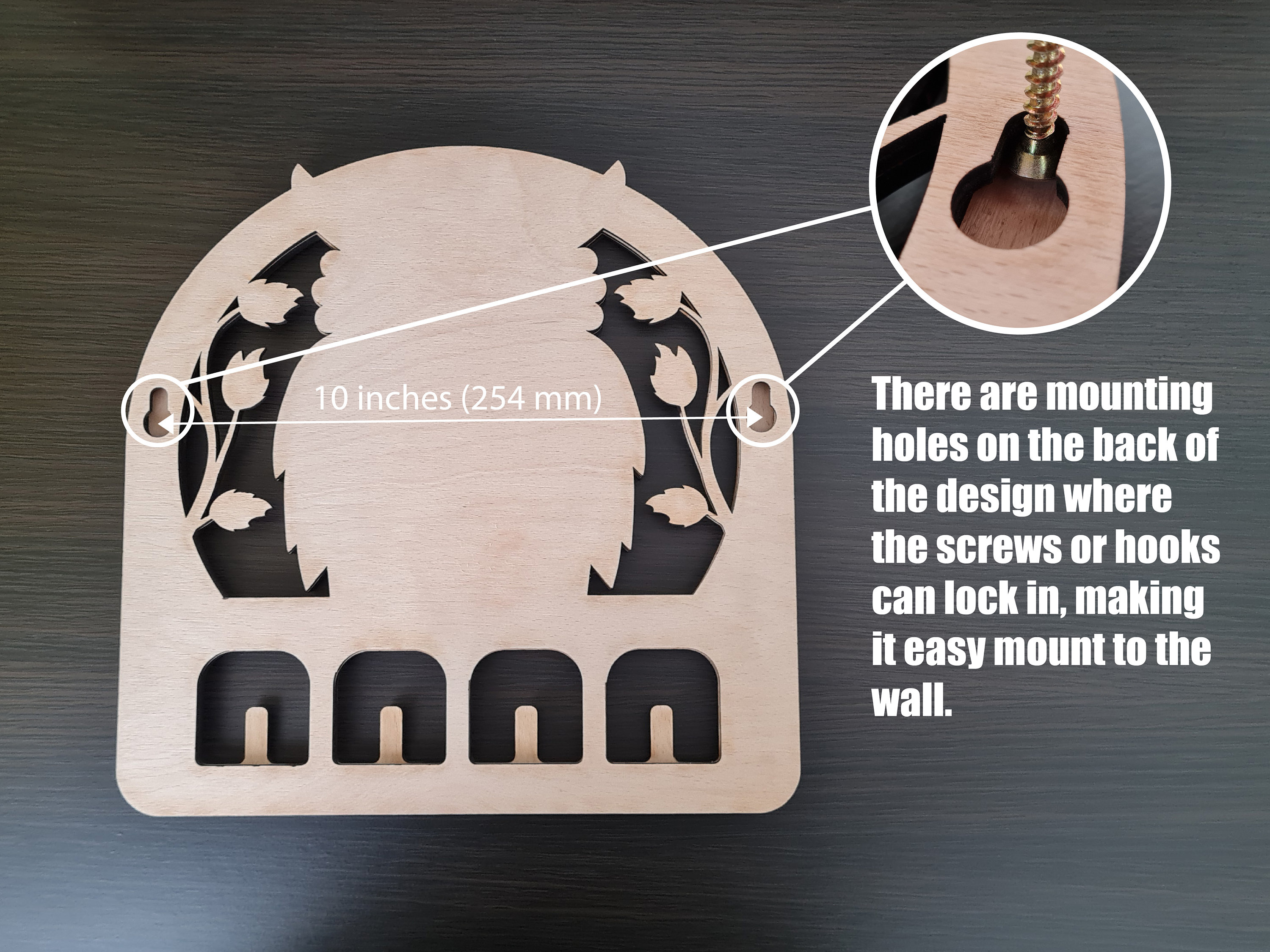 Tree of Life Key Hanger Laser Cut File, Layered Wall Key Holder, SVG ...