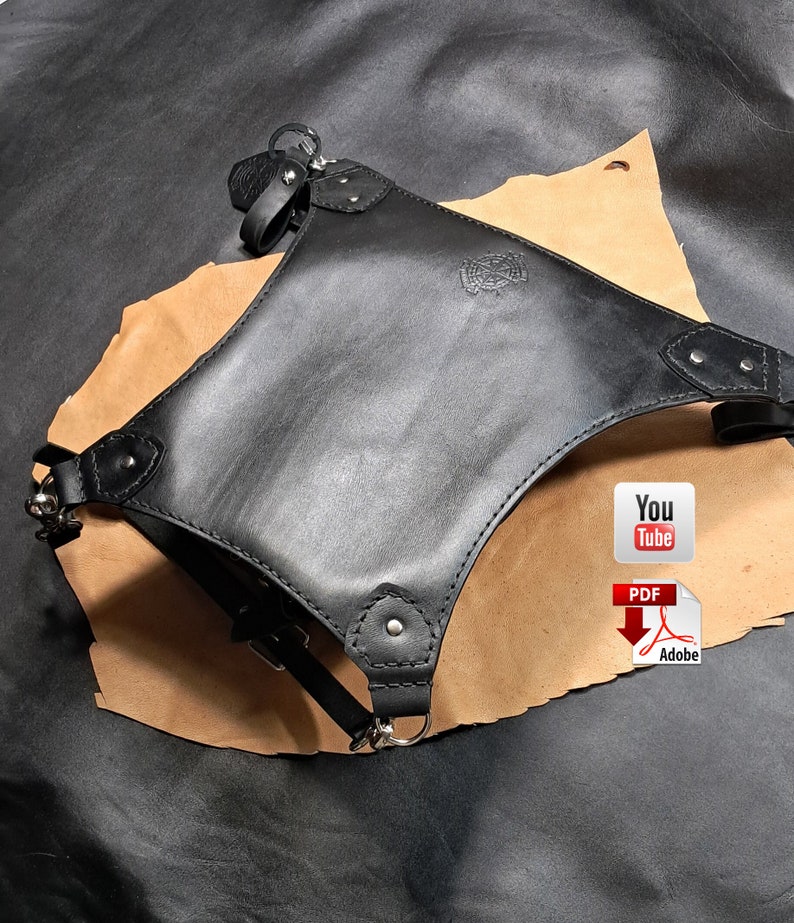 Biker Hip Motorcycle Leg Bag Leather Pattern - Etsy