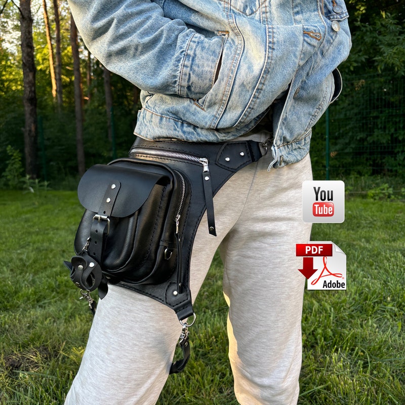 Biker Hip Motorcycle Leg Bag - Etsy