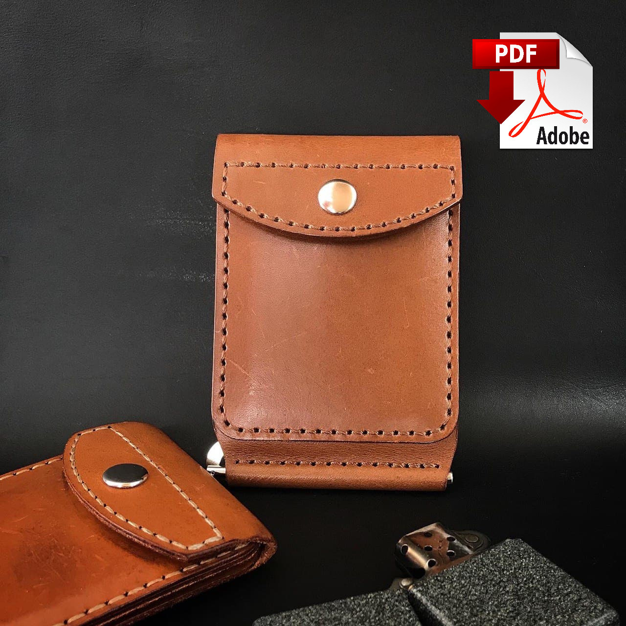 Leather Money Clip Wallet PDF Pattern (A4) - Etsy