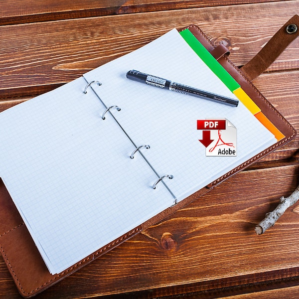 Leather Binder Pattern - Etsy