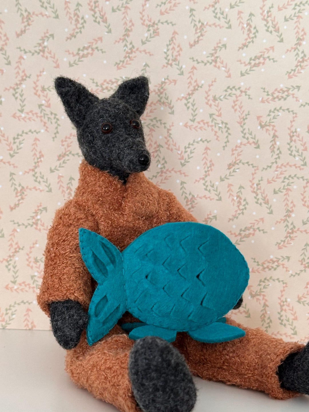 Soft Toy Raven Fox - Etsy