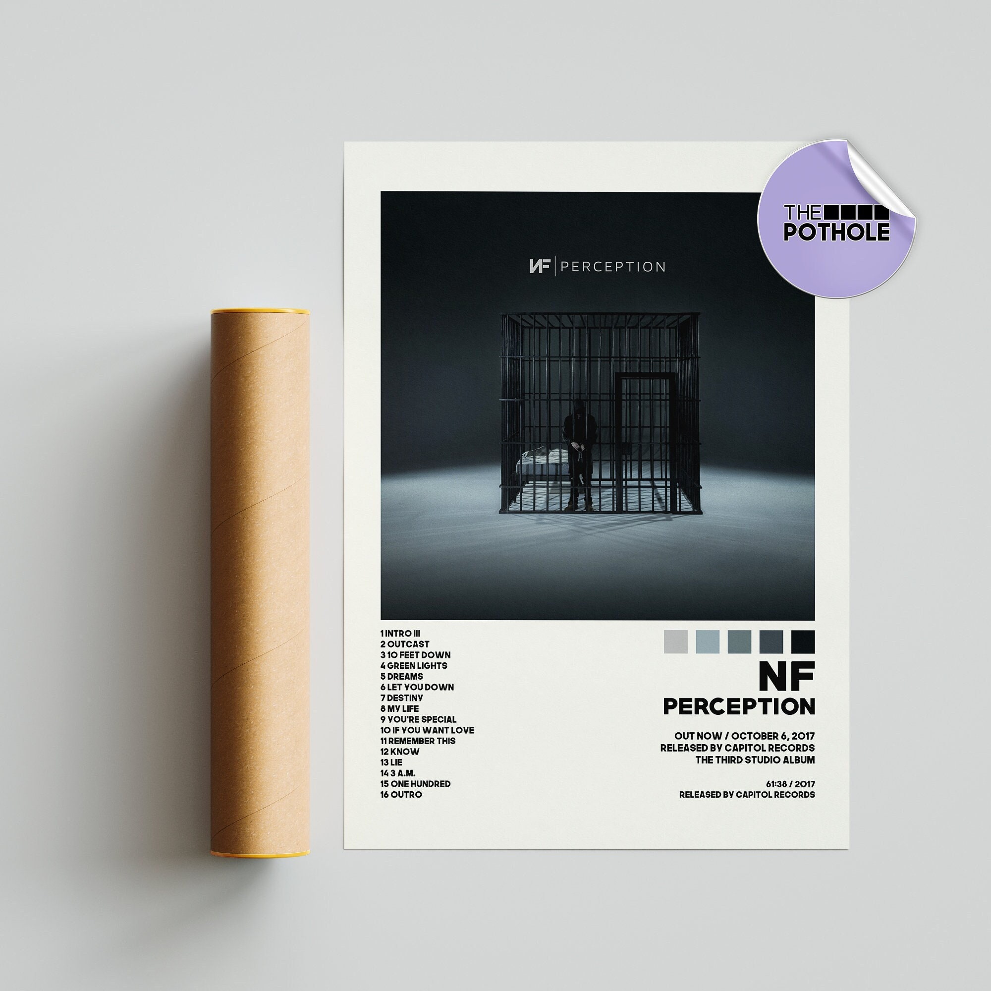 NF Posters, Perception Poster, NF, Perception, Album Cover Poster sold ...