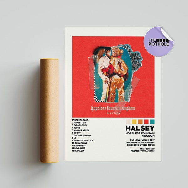 Halsey Album Cover Art - Etsy