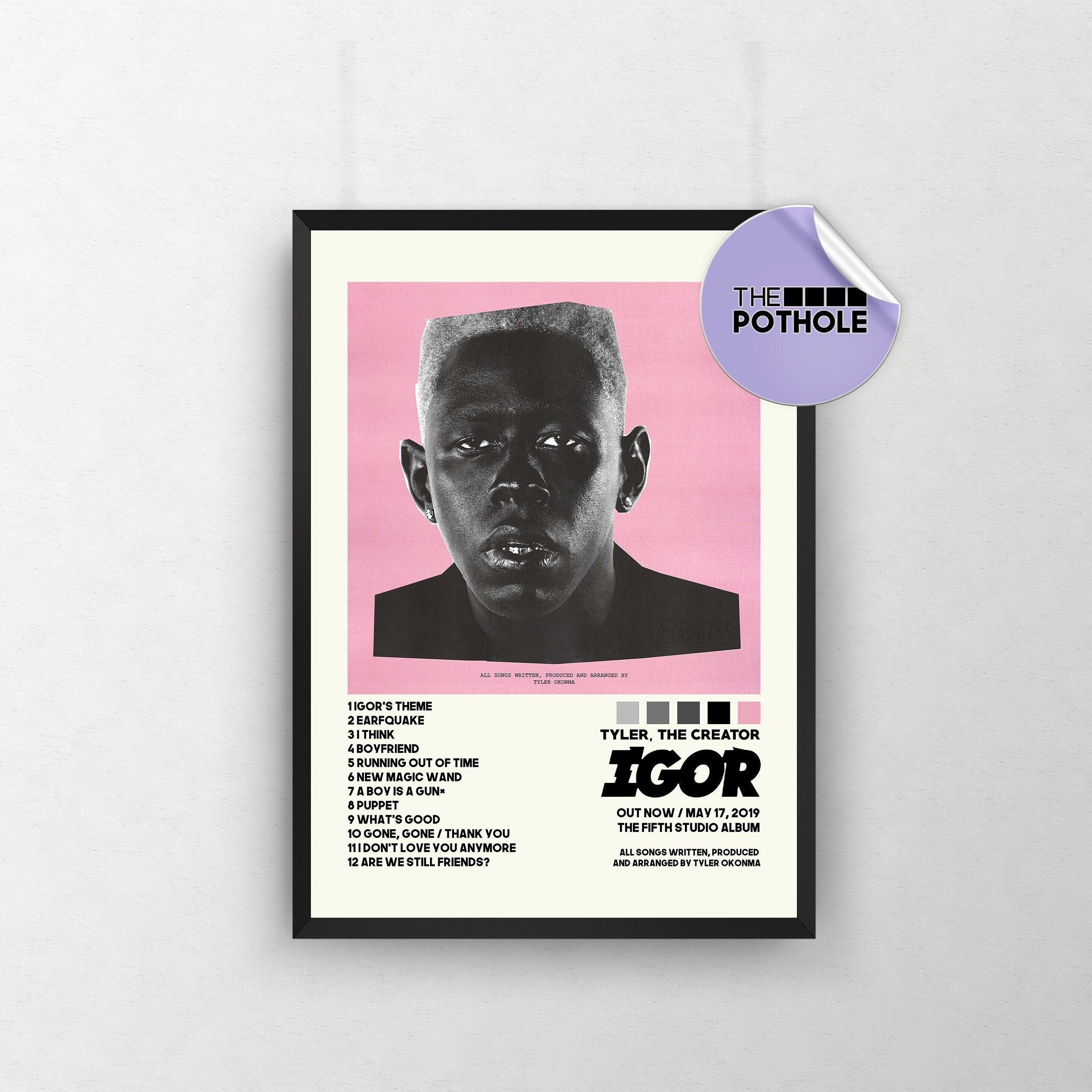Tyler, the Creator / Vote Igor Poster / Album Cover Poster Photo Poster ...