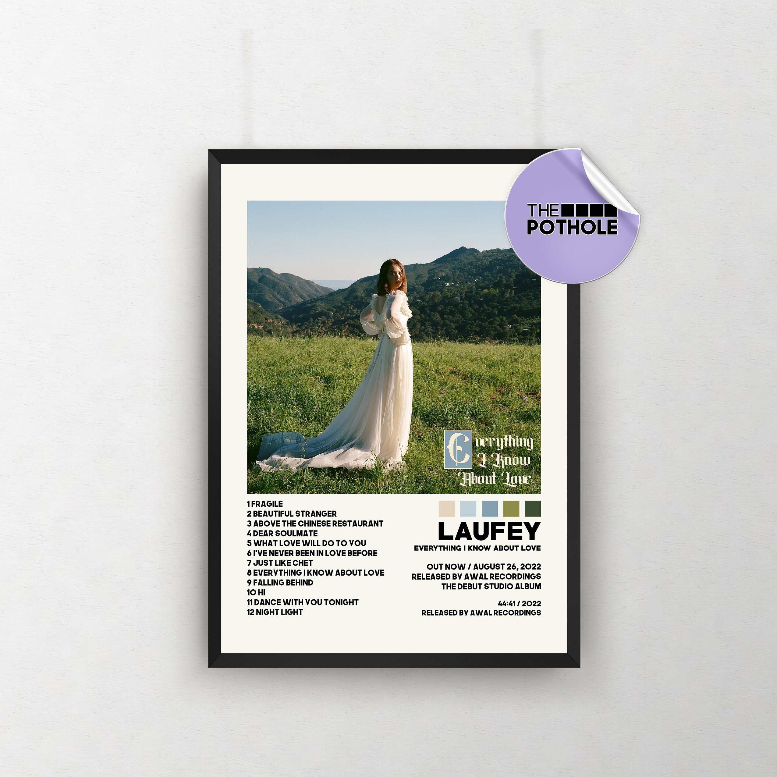 Laufey Posters / Everything I Know About Love Poster / Laufey / Album ...