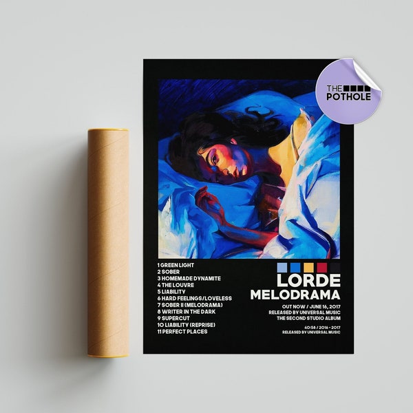 Lorde Album Cover Poster - Etsy