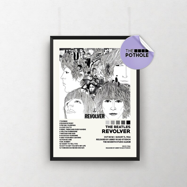 The Beatles Posters Revolver Poster The Beatles Revolver Album