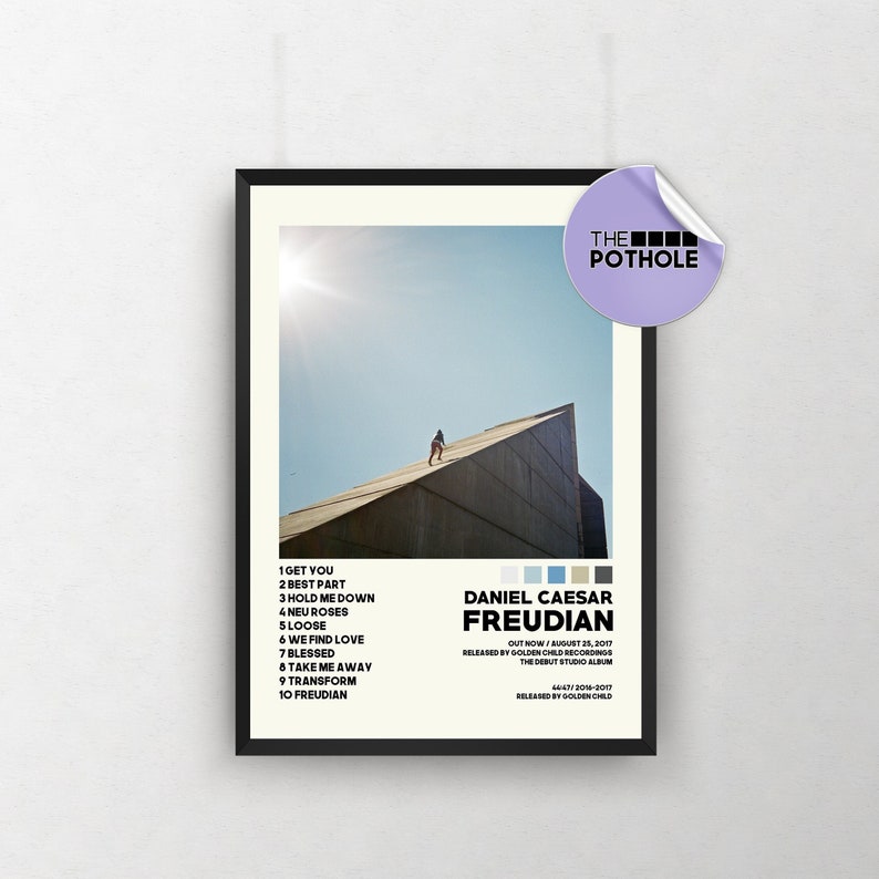 Daniel Caesar Posters Freudian Album Poster Tracklist Album Cover ...