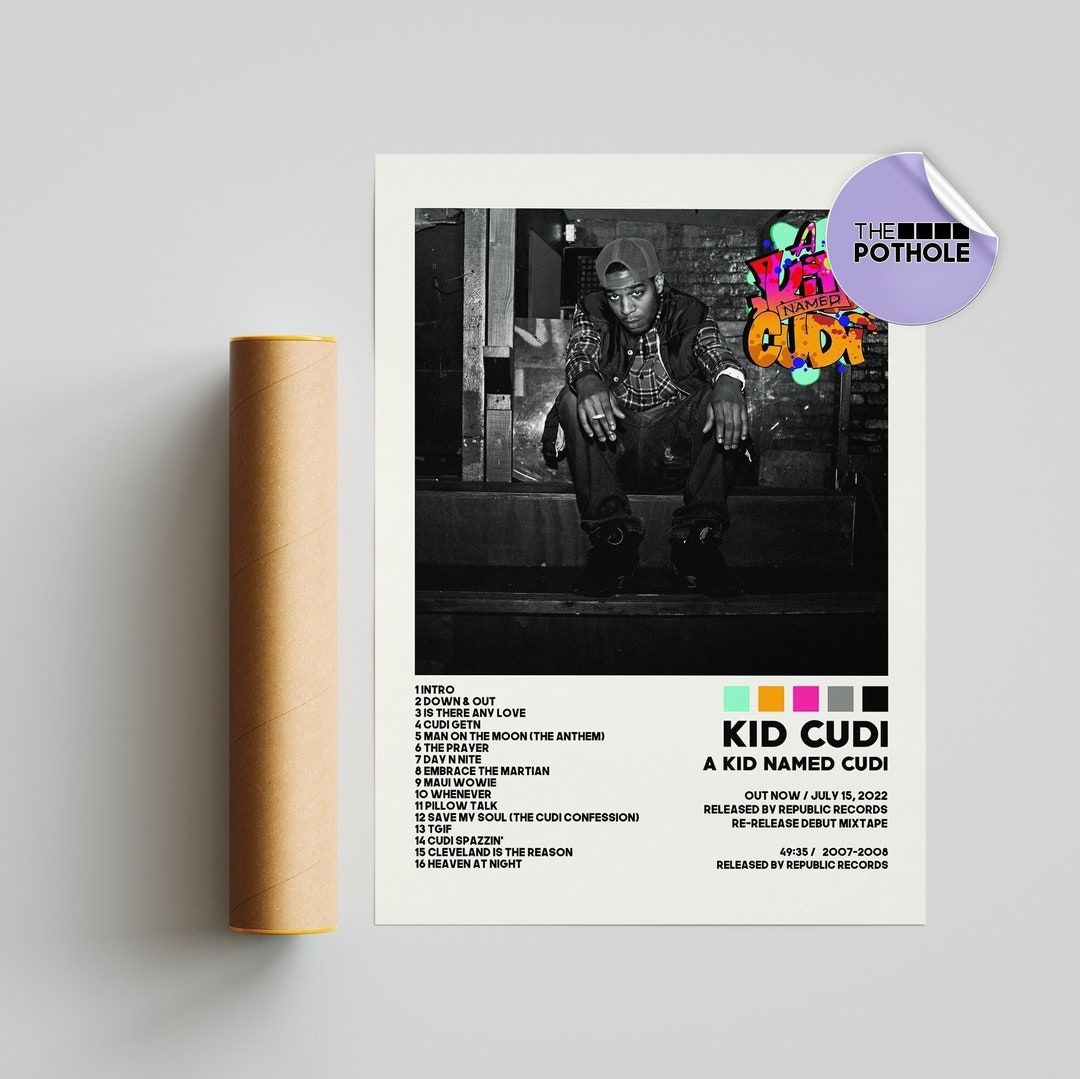 Kid Cudi Poster / A Kid Named Cudi Re-release Poster / Album - Etsy