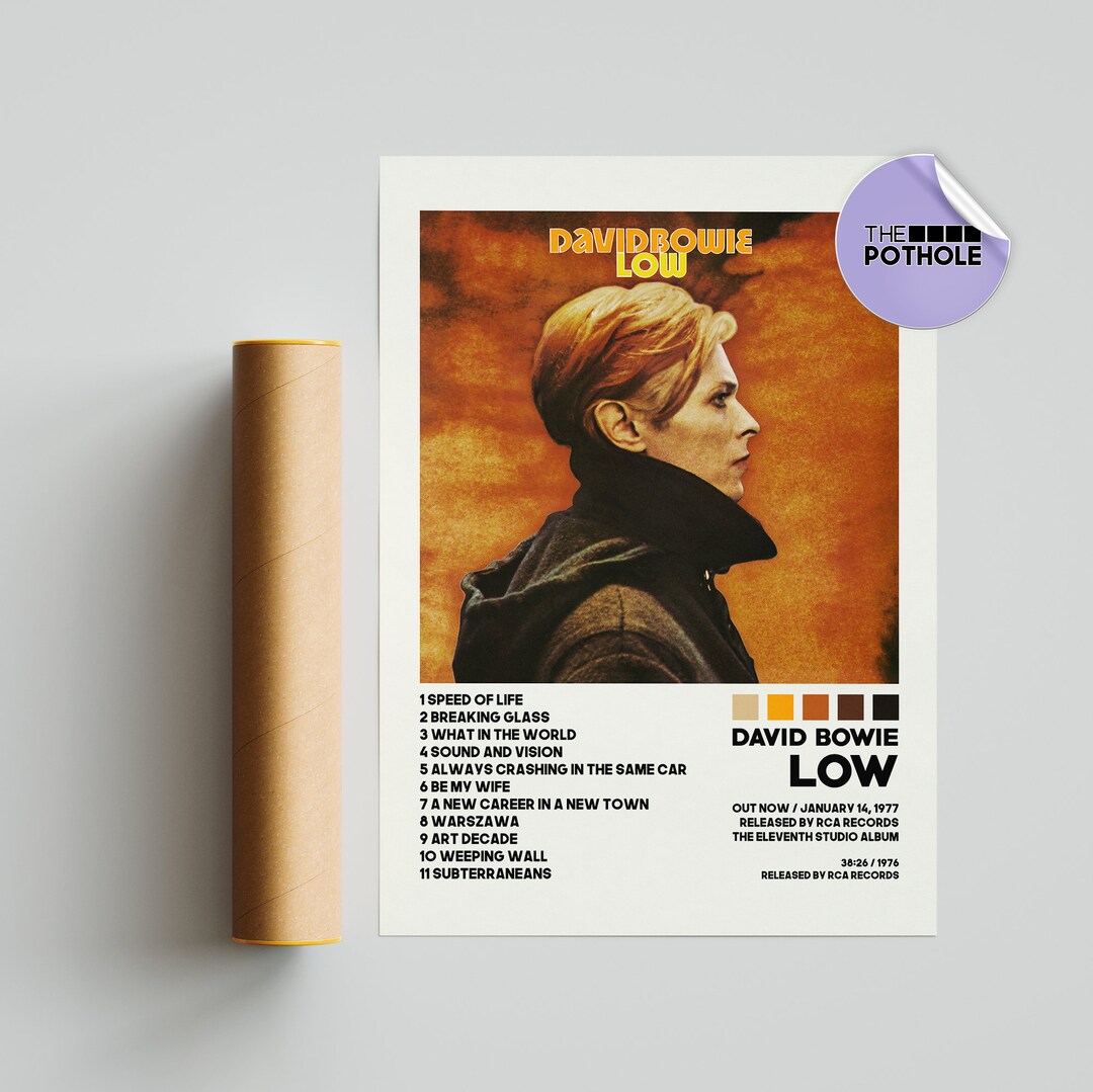 David Bowie Posters / Low Poster / Album Cover Poster, Poster Print ...