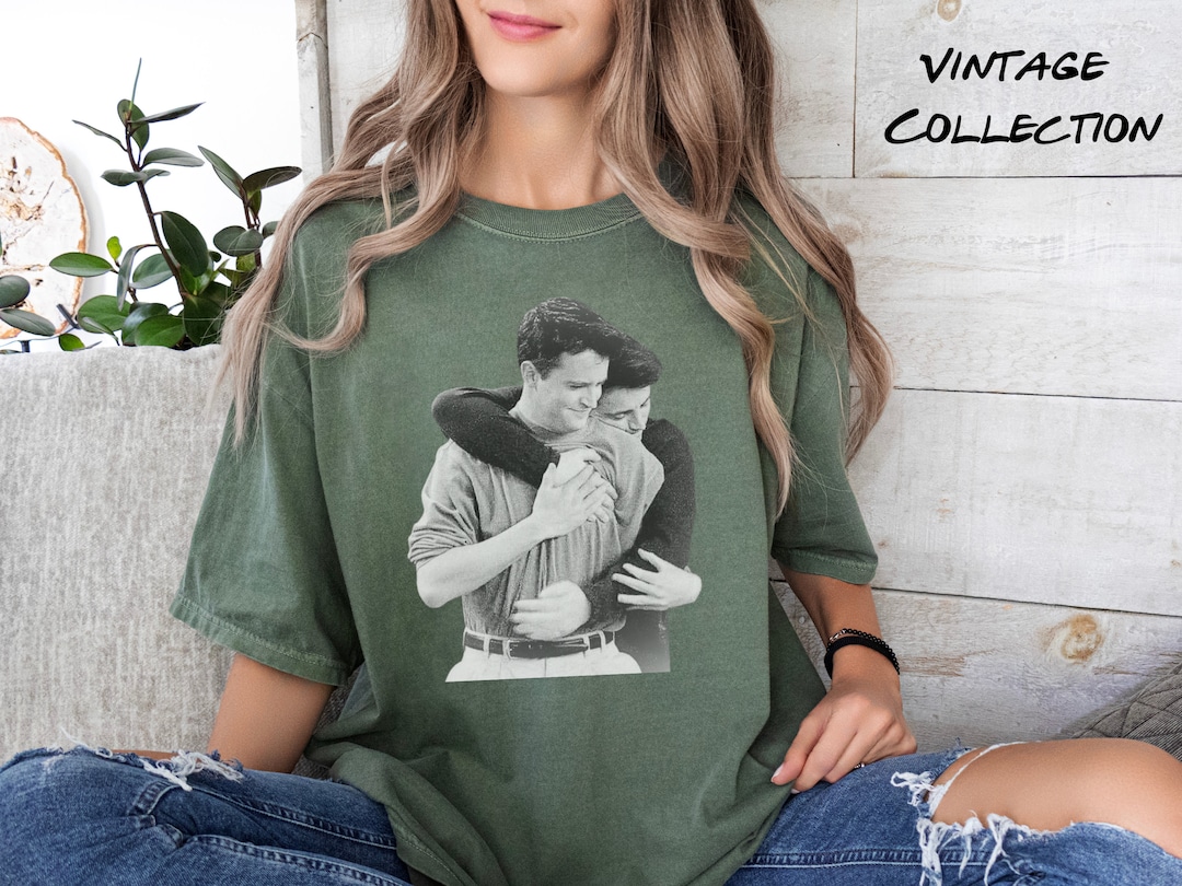 Vintage Joey and Chandler Hugging T-shirt - Friends TV Show Inspired ...