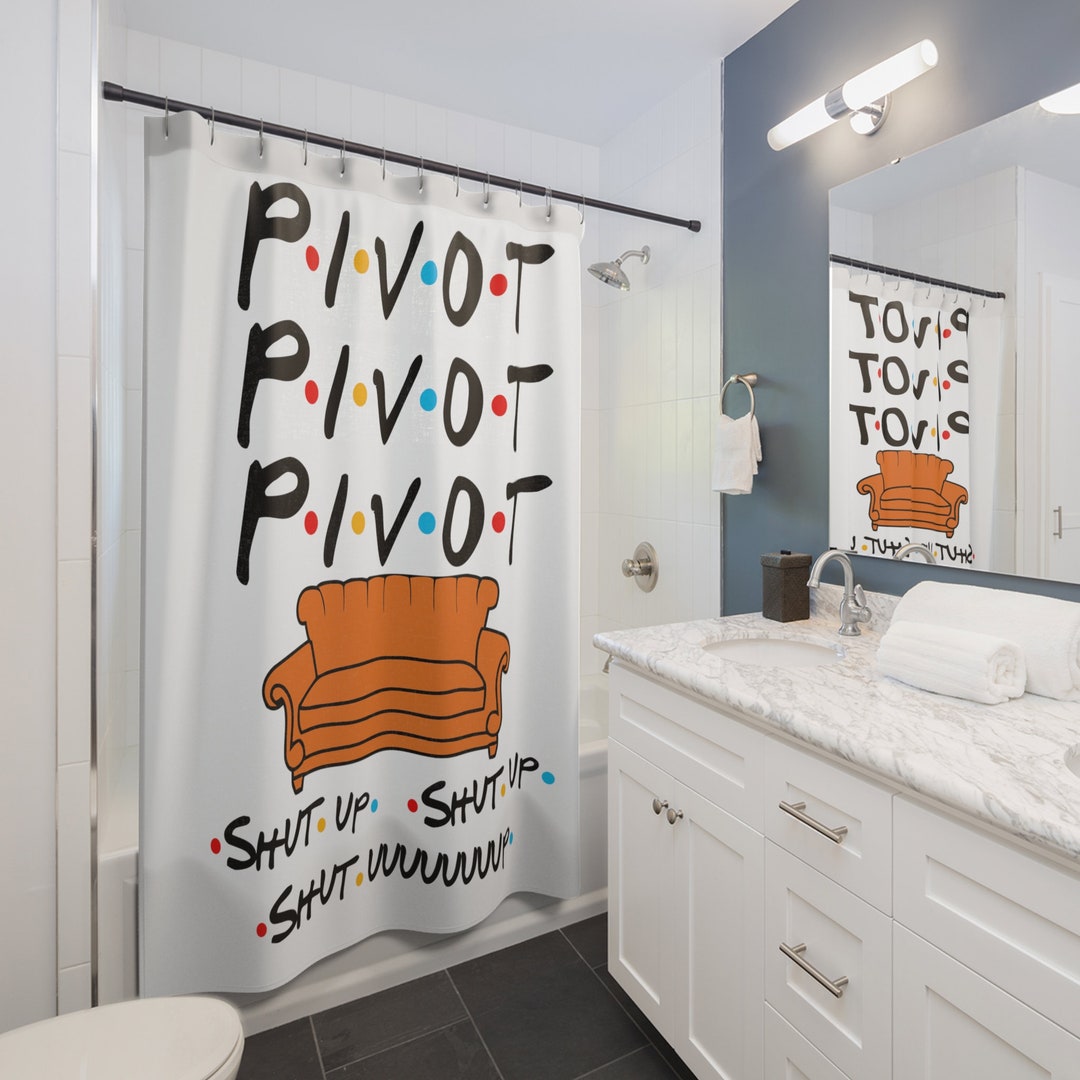 Pivot FRIENDS Shower Curtain - Etsy