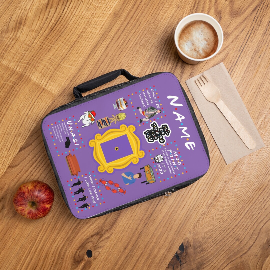 Custom Name Friends Lunch Bag With Inside Jokes, Personalized - Etsy