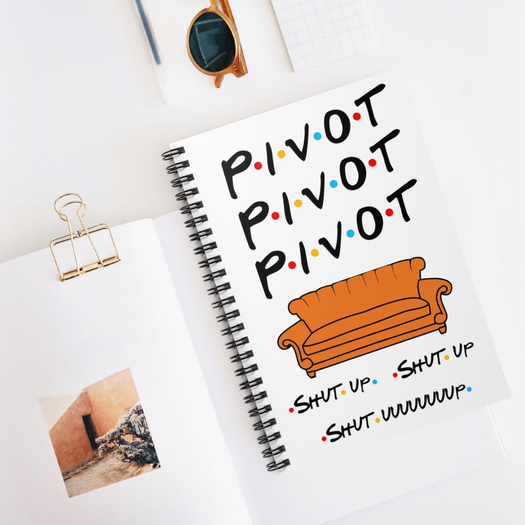 Pivot Pivot FRIENDS Spiral Notebook - Ruled Line - Etsy