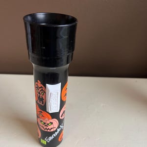 Vintage Halloween Flashlights - Blinky Blow Mold Pumpkin and Eveready ...