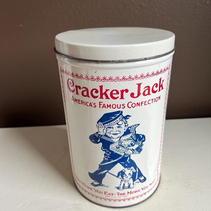 Vintage Cracker Tin - Etsy