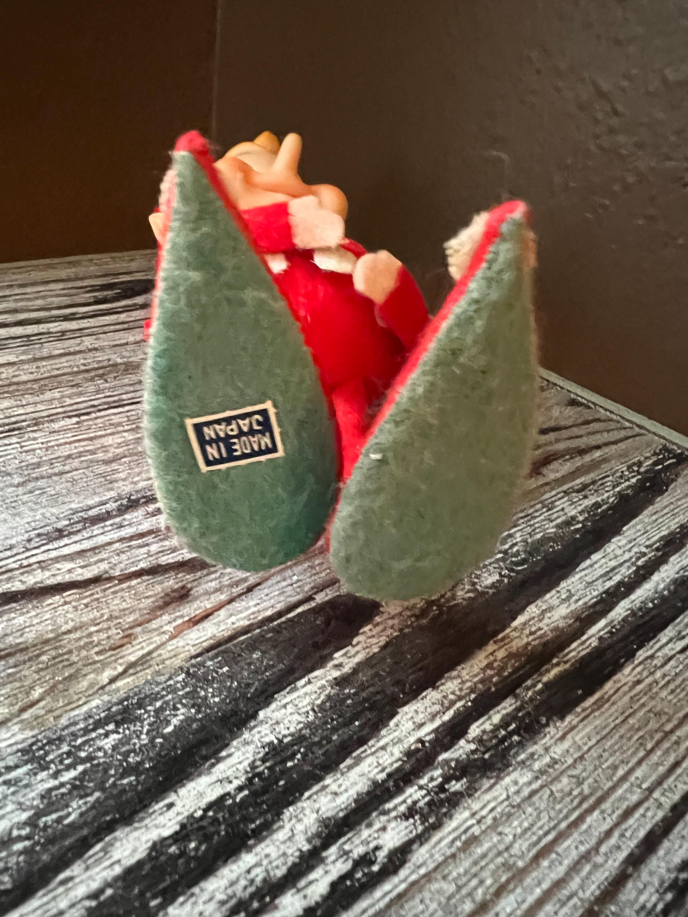 Vintage Christmas Rubber Face Pixie Elf Doll With Pointed Ears Made in ...