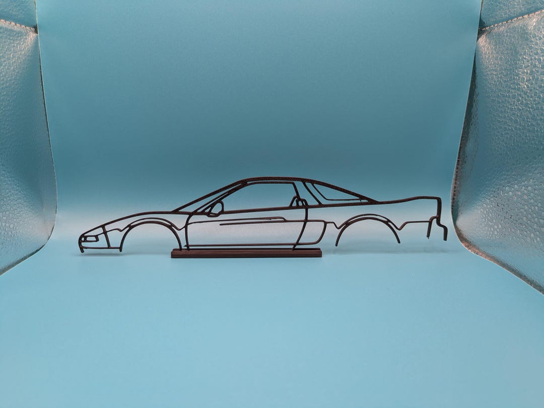 Honda / Acura NSX Silhouette Wall / Desk Art Perfect Gift for Car ...
