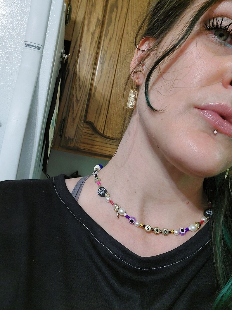 888 Angel Number Abundance Necklace - Etsy