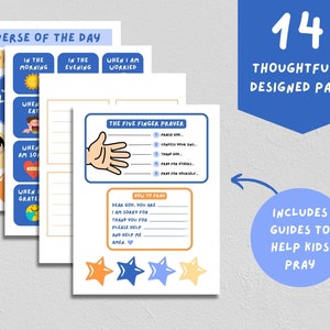 Kids Prayer Board Starter Kit: Christian Affirmations (PDF File) - Etsy