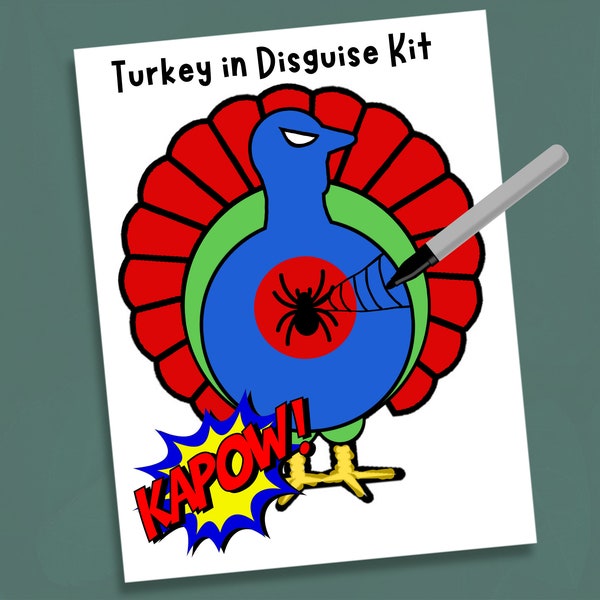 Spiderman Turkey Disguise - Etsy
