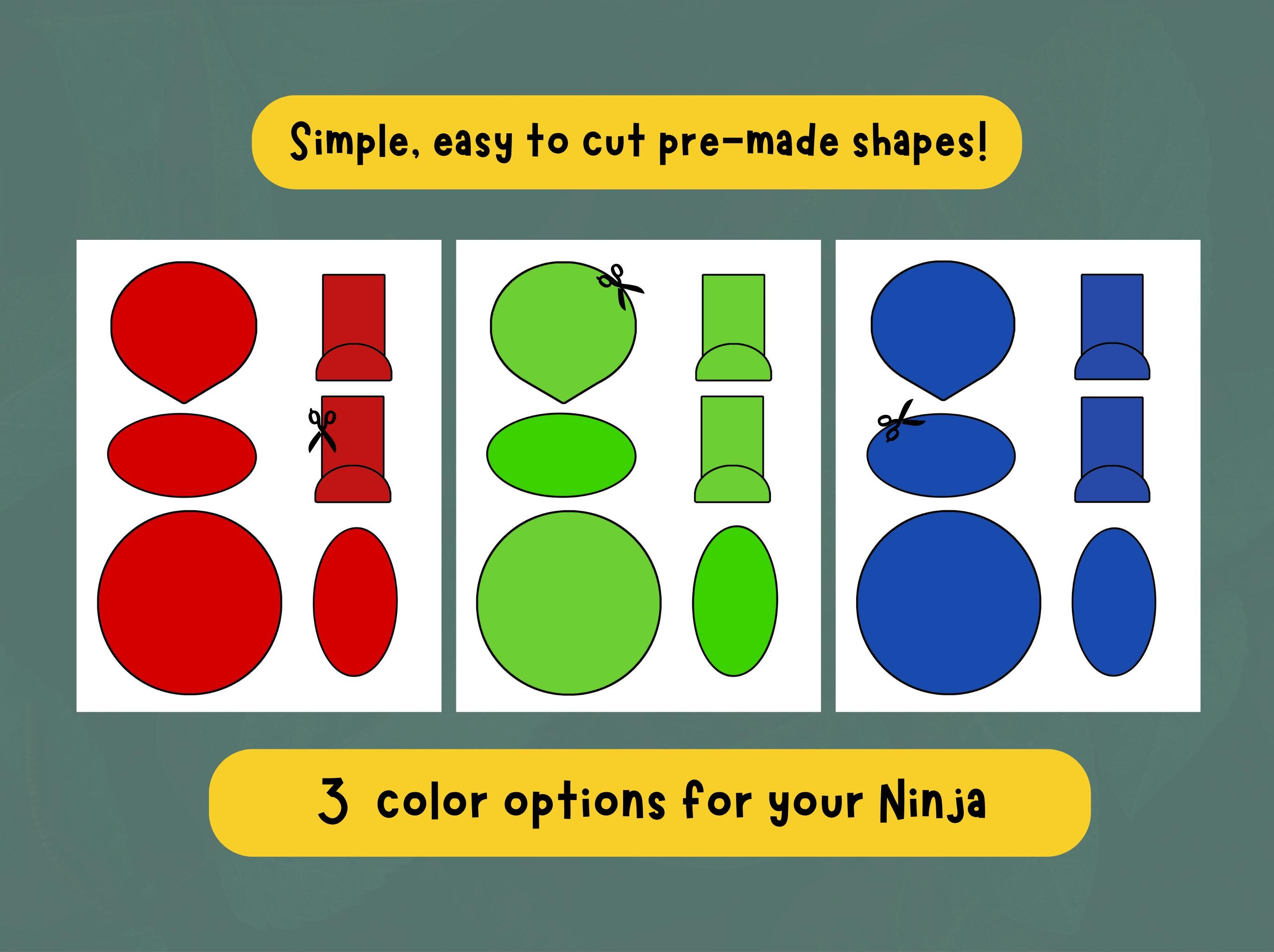 Ninja Turkey Disguise Kit: Kids Craft (digital Download) - Etsy