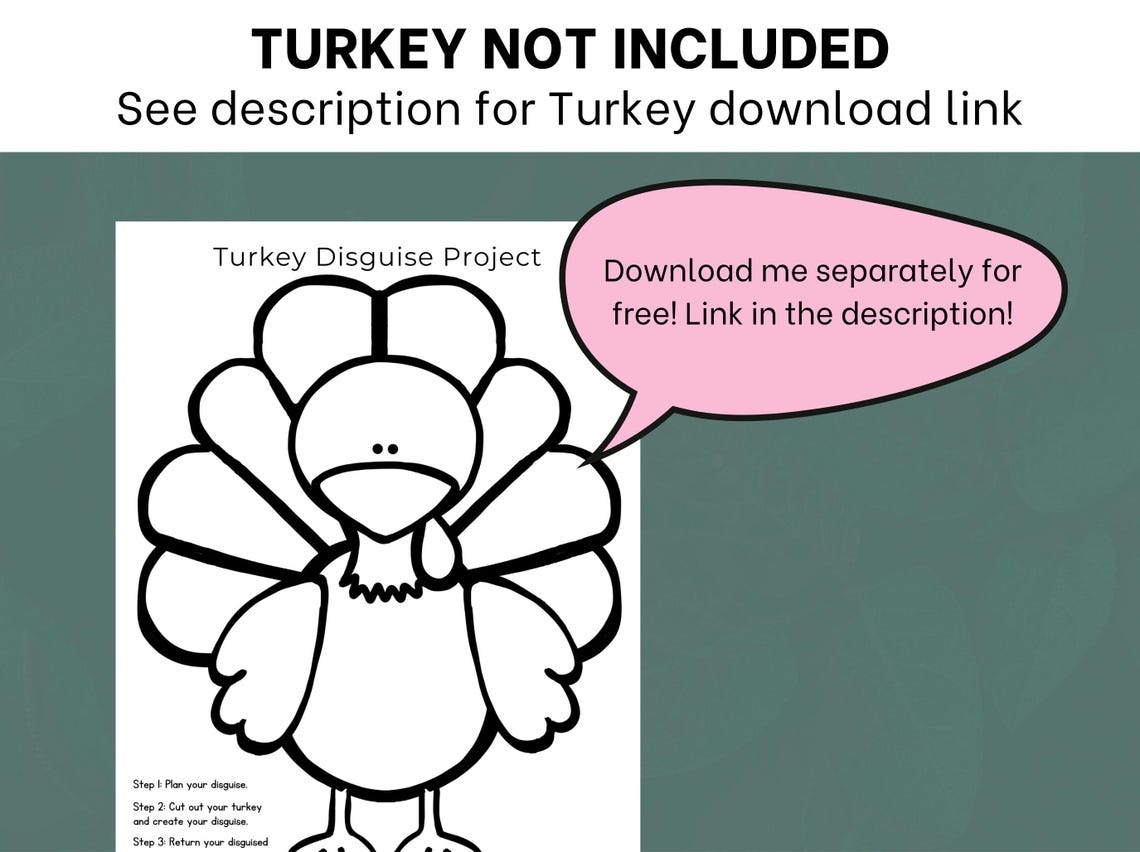 Pink Cowgirl Turkey Disguise Kit: Kids Craft (digital Download) - Etsy