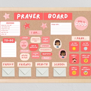 Kids Prayer Board Starter Kit: Christian Affirmations (PDF File) - Etsy