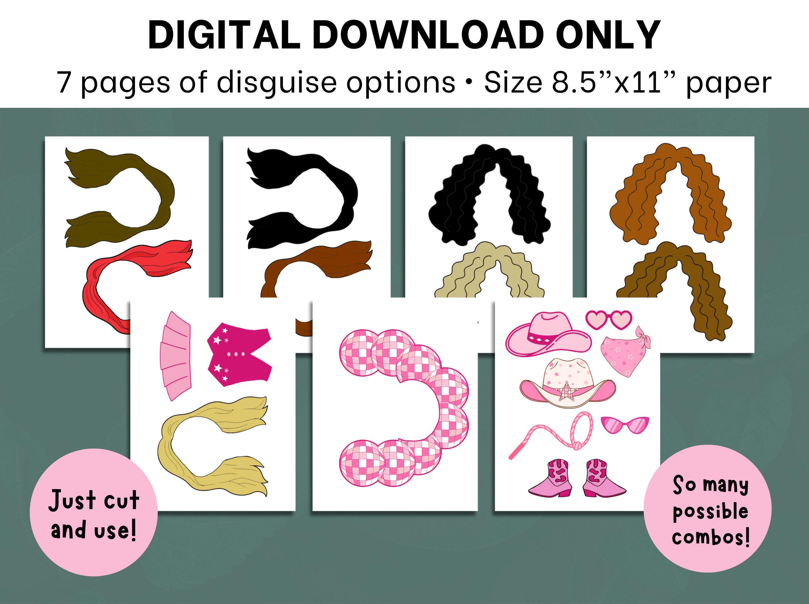 Pink Cowgirl Turkey Disguise Kit: Kids Craft (digital Download) - Etsy