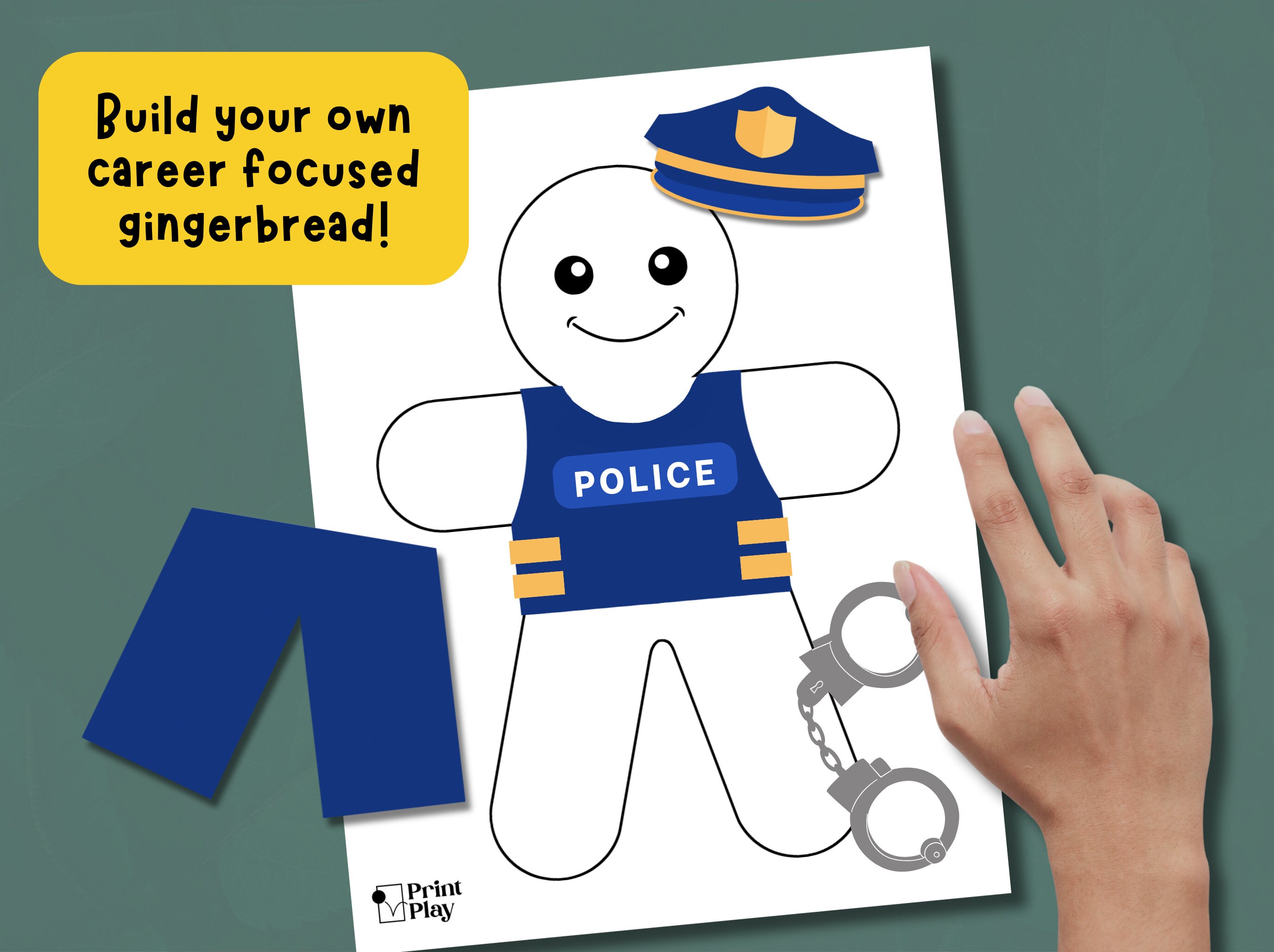 Gingerbread Career Bundle | Gingerbread in Disguise Craft | Gingerbread ...