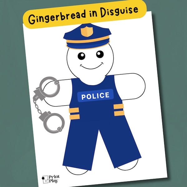Gingerbread Police - Etsy