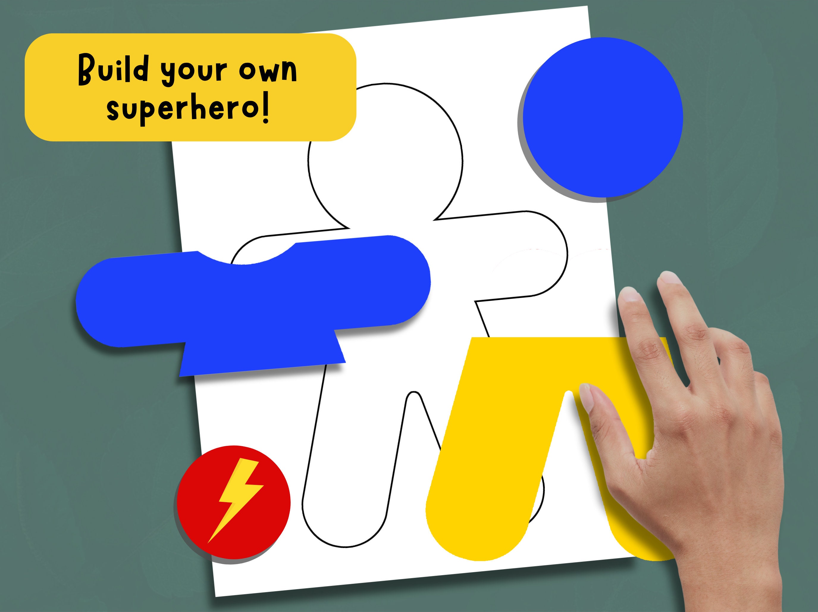 Superhero Gingerbread Disguise | Kids' Gingerbread Craft Kit - Etsy