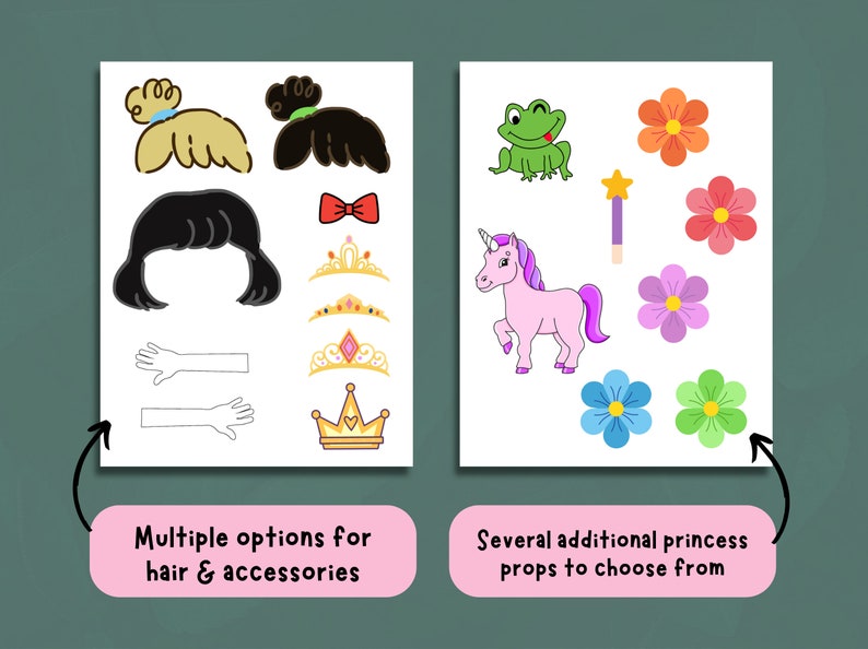 Princess Turkey in Disguise Project: Kids Fall Craft (digital Download ...