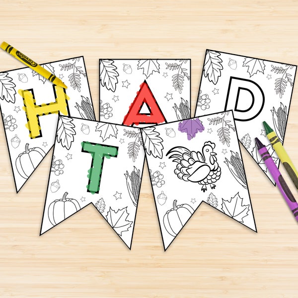 Thanksgiving Banner - Etsy