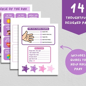 Kids Prayer Board Starter Kit: Christian Affirmations (PDF File) - Etsy