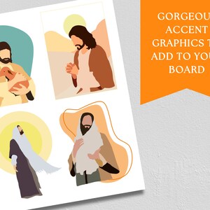 Prayer Board Starter Kit | Orange, Blue, Yellow Prayer Board Template ...