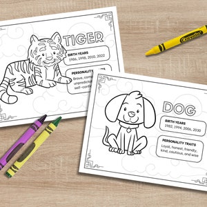 Chinese New Year Coloring Pages | Lunar New Year 2025 for Kids | Year ...