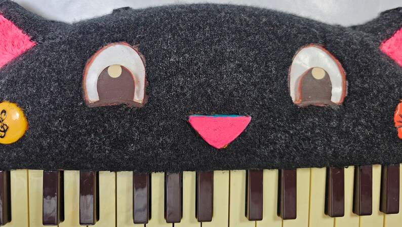 Furry Circuit Bent Keyboard Black Cat - Etsy