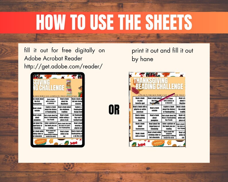 30 Day Kids Thanksgiving Reading Challenge, Kids Printable Coloring ...