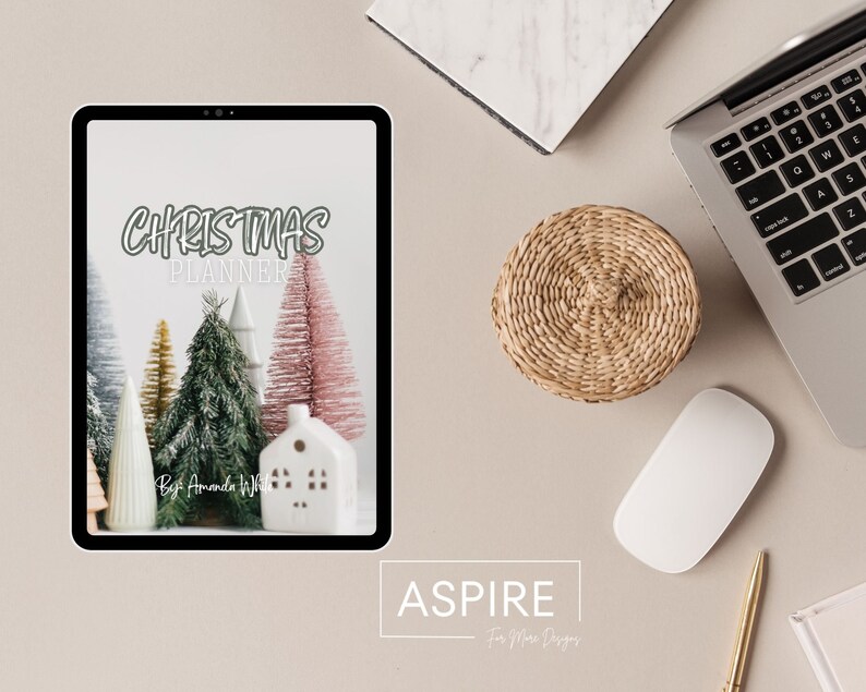 Christmas Planner Printable, Digital Planner, Digital Christmas Planner ...