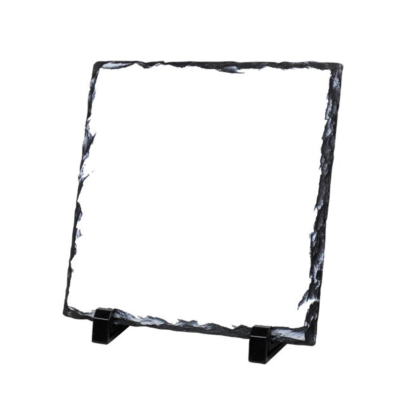 Beautiful Slate Photo Display With Stand (20x20cm) - Etsy