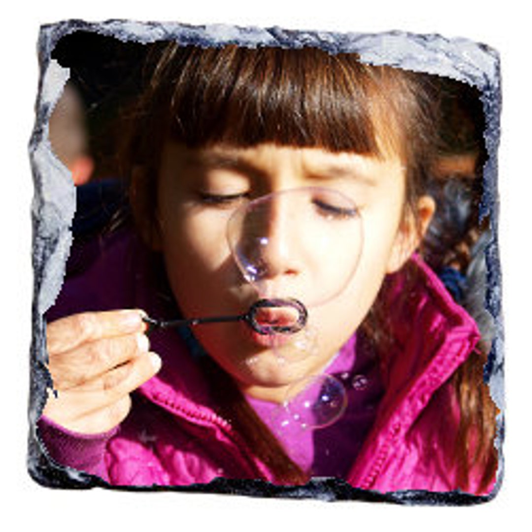 Beautiful Custom Slate Photo Coaster - Add Your Own Photos/text/designs ...