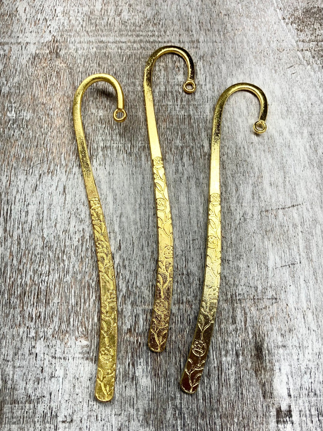 Gold Beadable Bookmark Hook/ Beadable Accessories / DIY Projects ...