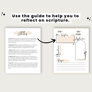 SOAP Bible Study Template: Scripture, Observation, Application, Prayer ...
