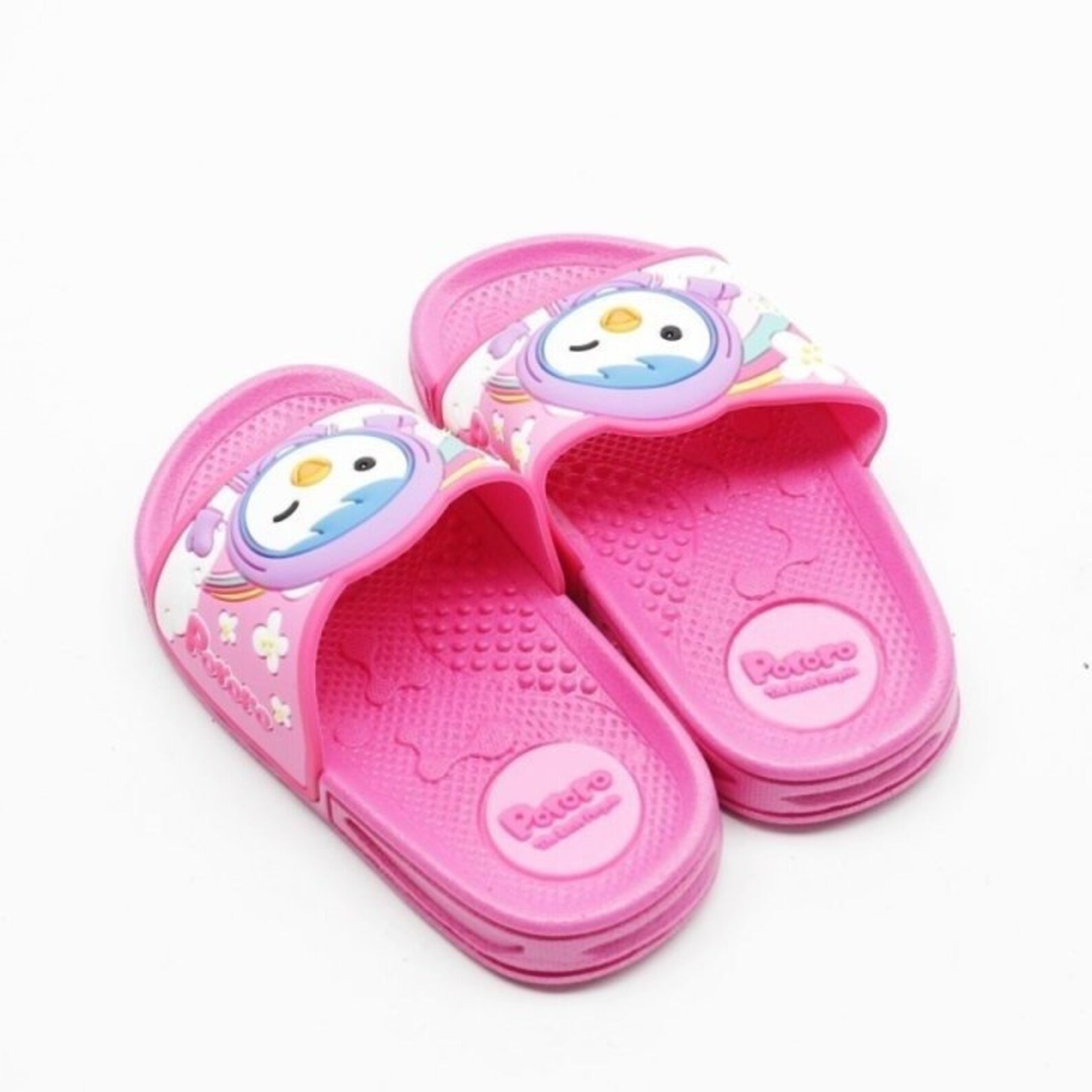 Cartoon Pororo Summer Slippers, Lightweight Comfy Beach, Shower Sandal ...