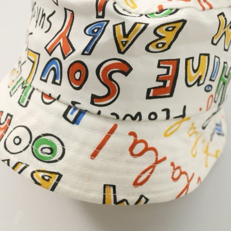 Alphabet Bucket Hat for Kids: UV Protection Wide Brim, Ages 2T-6T - Etsy
