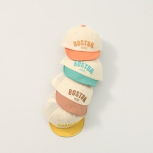 Kids Mesh Boston Baseball Caps, Toddler Summer Mesh Hats, Boys/girls ...