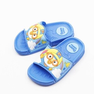 Cartoon Pororo Summer Slippers, Lightweight Comfy Beach, Shower Sandal ...