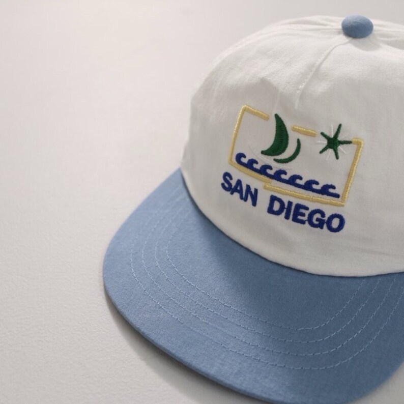 San Diego Ball Cap, Boys/girls New Spring Hat, San Diego Embroidered ...